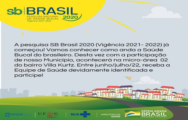 SB Brasil 2020: Caçador participa de Pesquisa Nacional de Saúde Bucal ...
