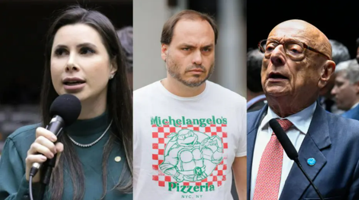 Senado: Caroline De Toni, Carlos Bolsonaro e Esperidião lideram disputa ...